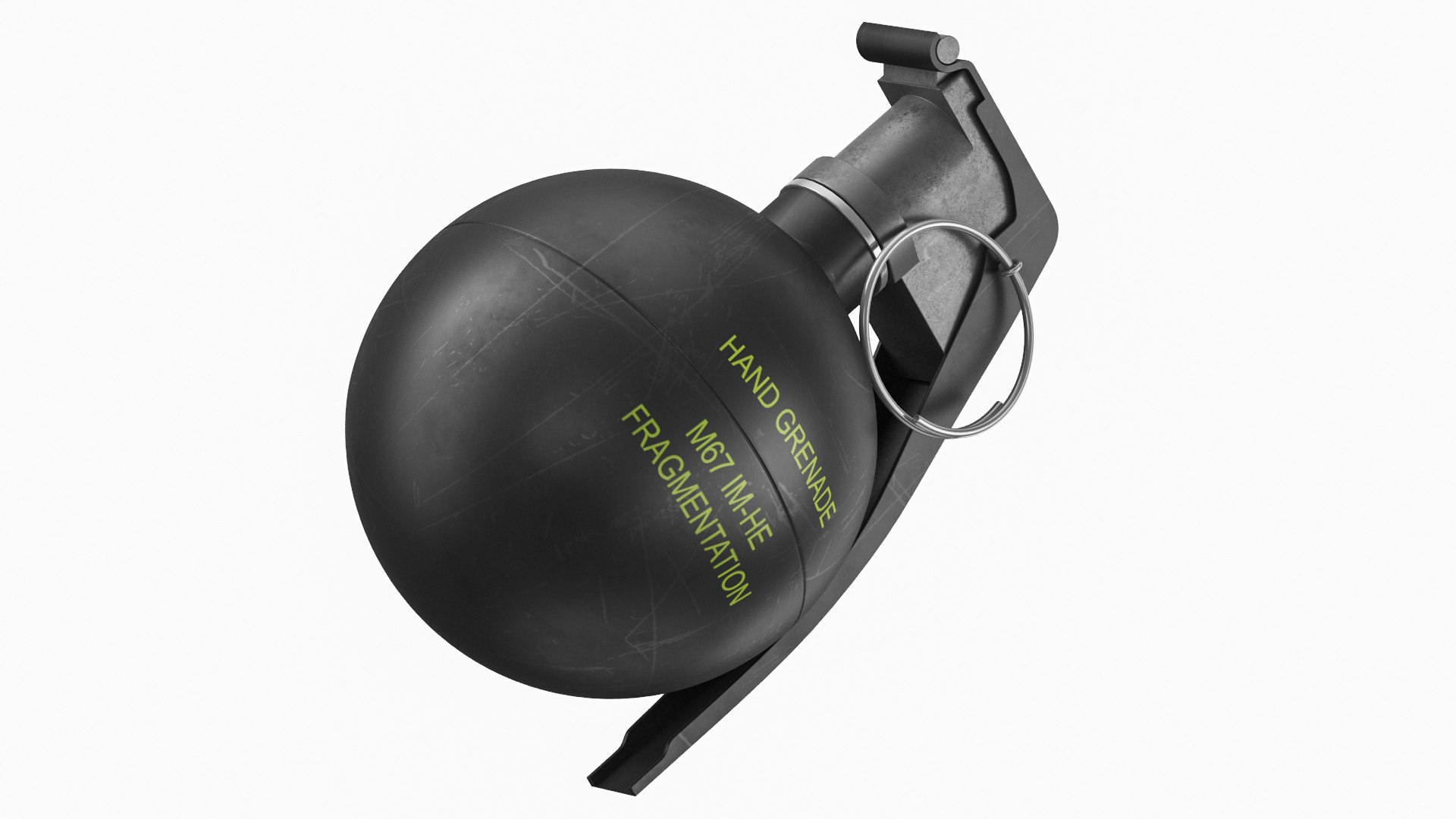 Hand Grenade 02 3D Model - TurboSquid 2100953