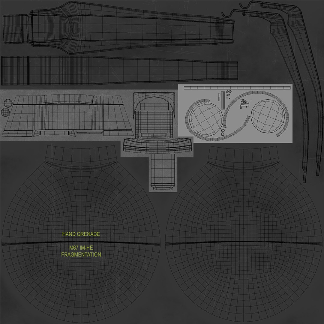 Hand Grenade 02 3D Model - TurboSquid 2100953