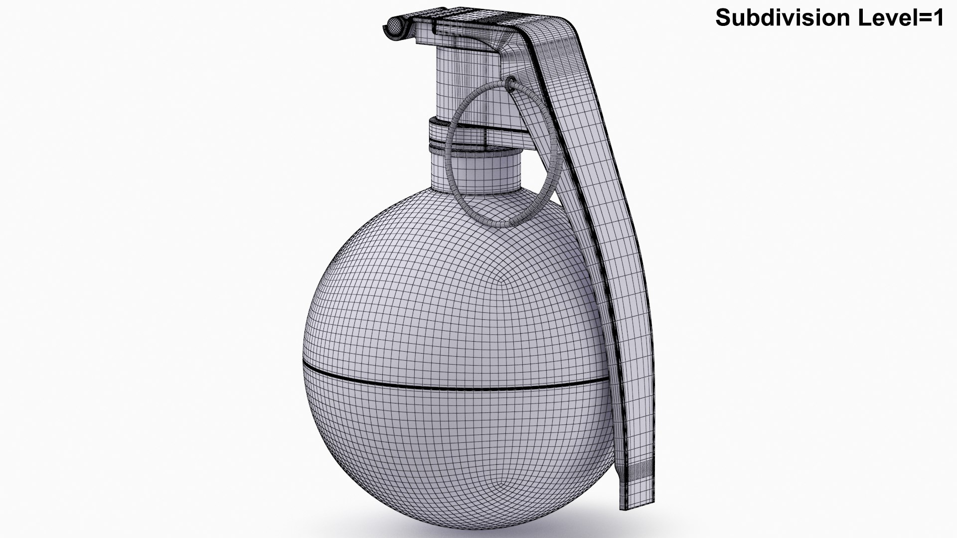 Hand Grenade 02 3D Model - TurboSquid 2100953