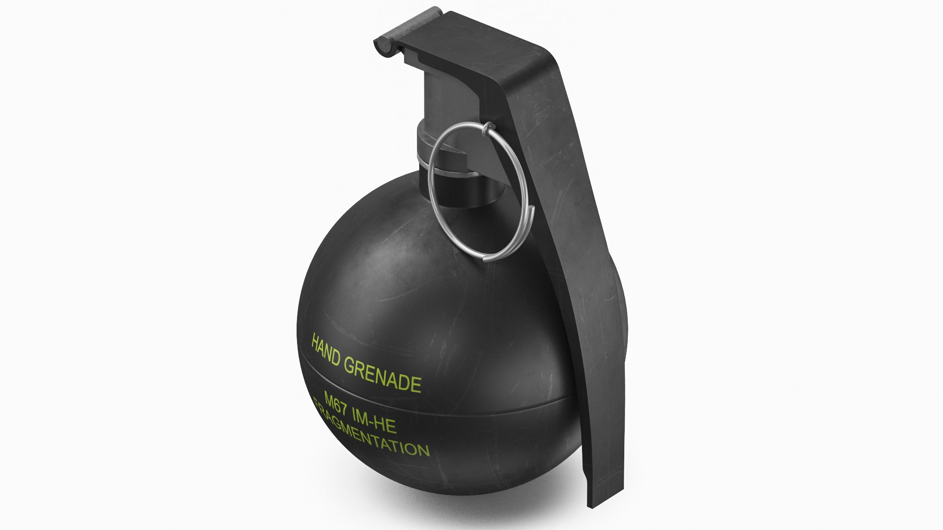 Hand Grenade 02 3D Model - TurboSquid 2100953