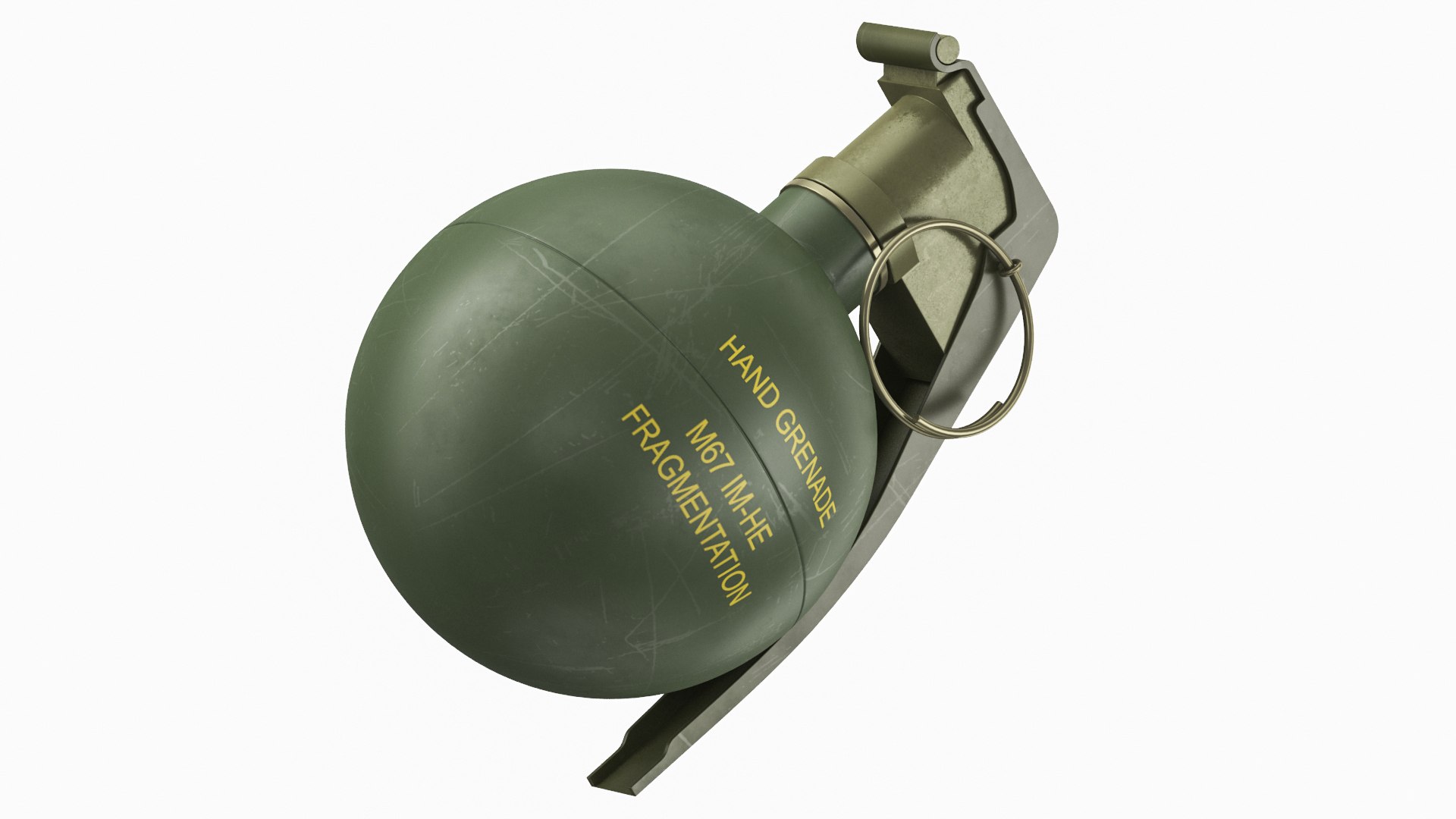 Hand Grenade 02 3D Model - TurboSquid 2100953