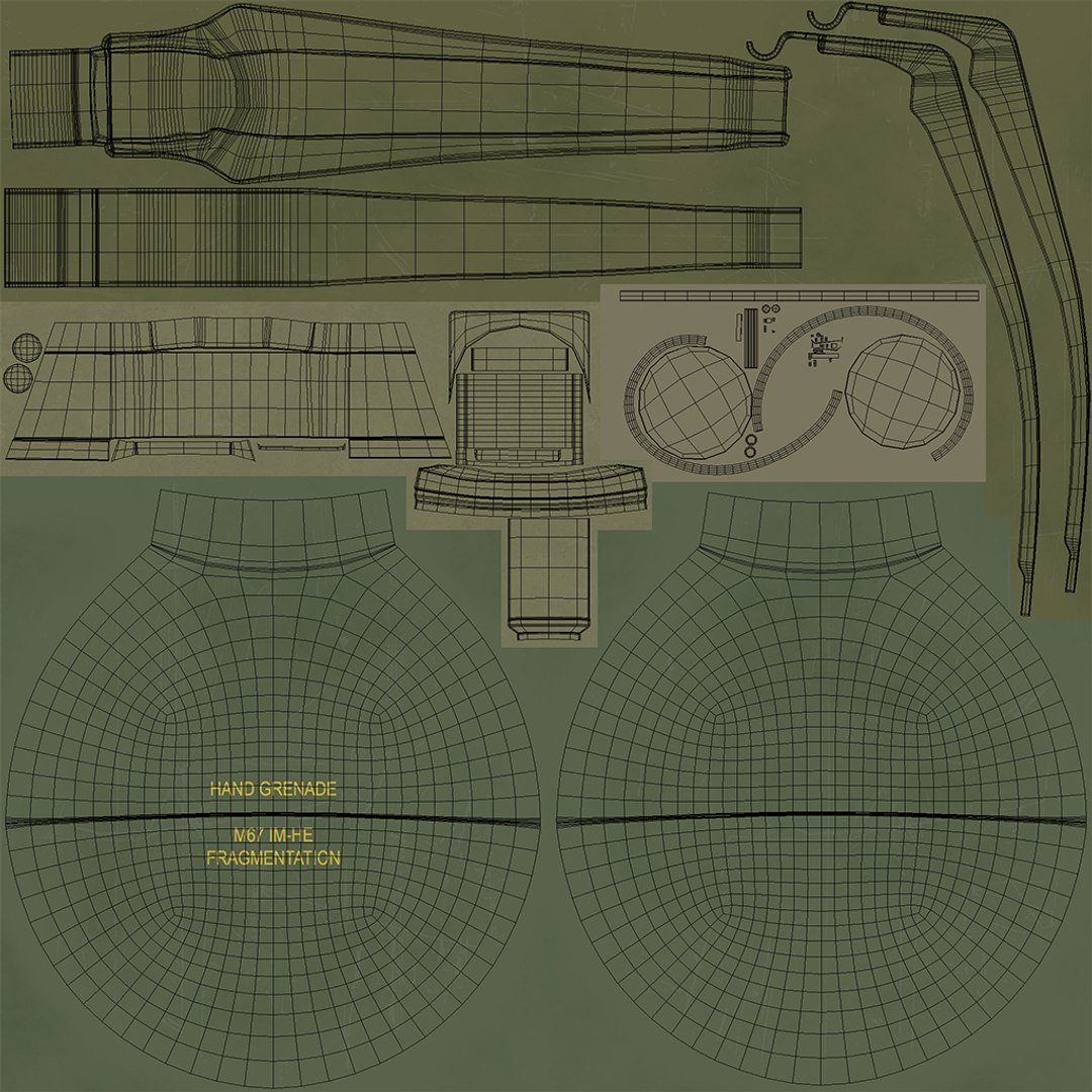 Hand Grenade 02 3D Model - TurboSquid 2100953