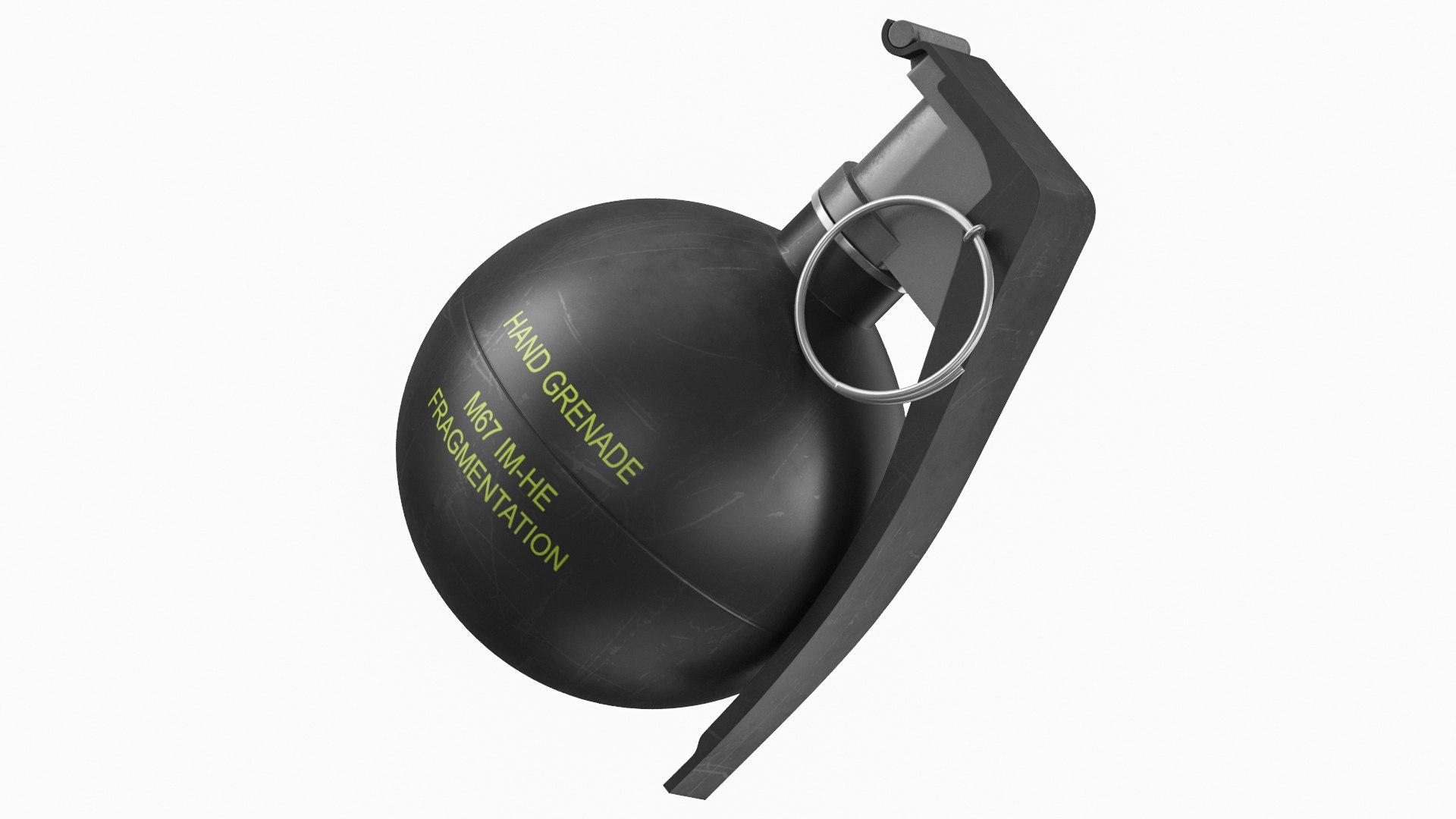 Hand Grenade 02 3D Model - TurboSquid 2100953
