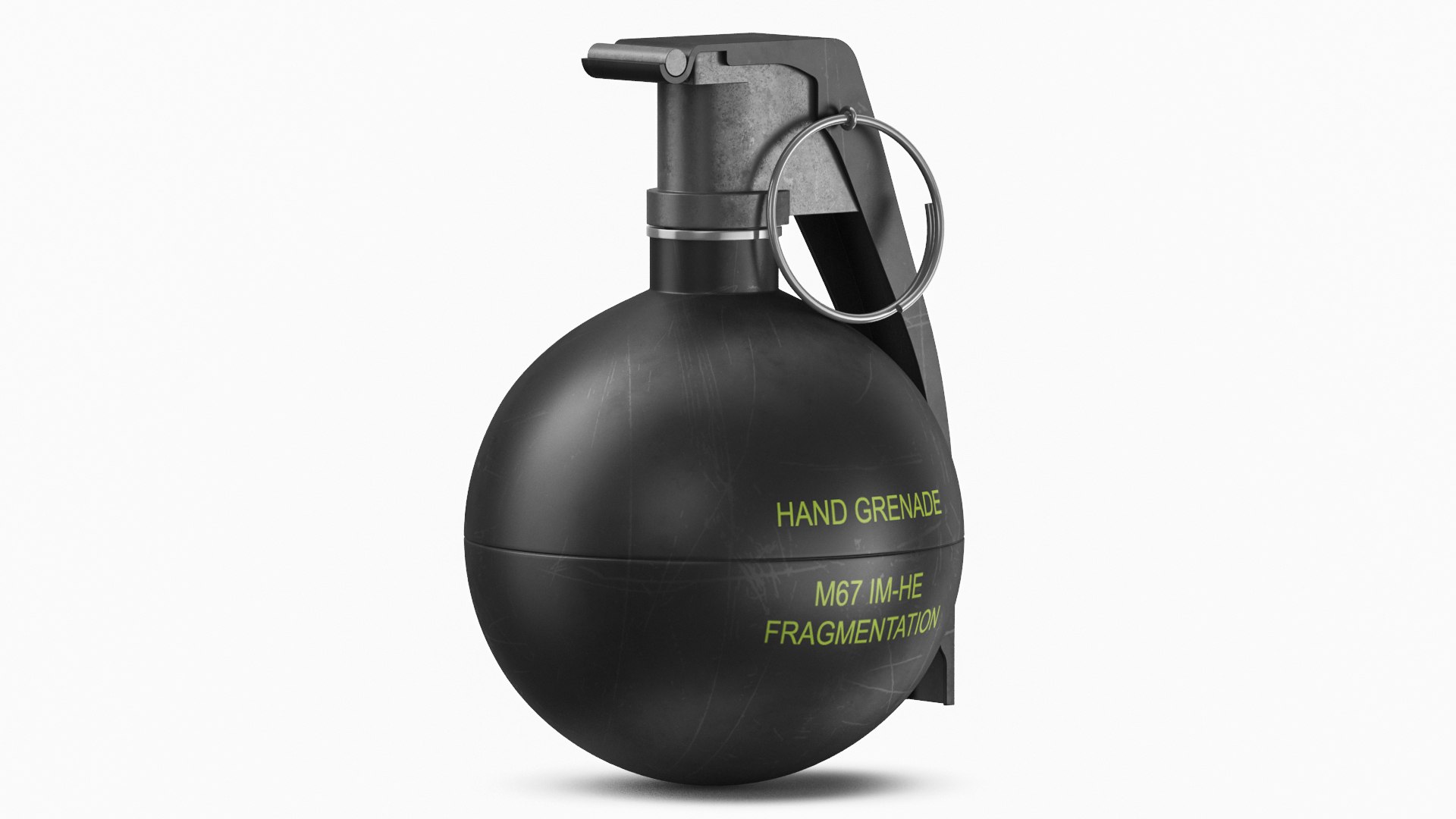 Hand Grenade 02 3D Model - TurboSquid 2100953