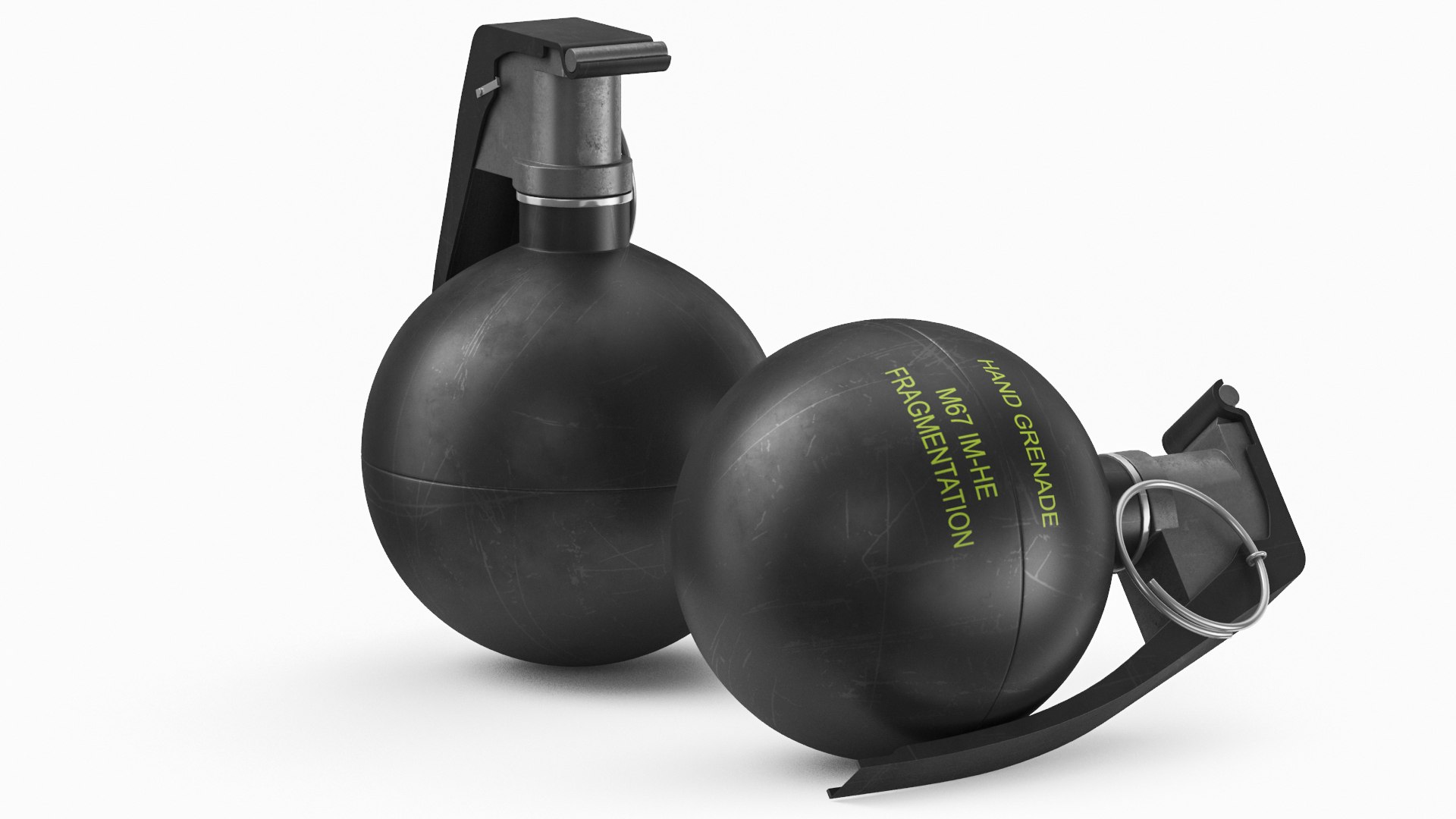 Hand Grenade 02 3D Model - TurboSquid 2100953