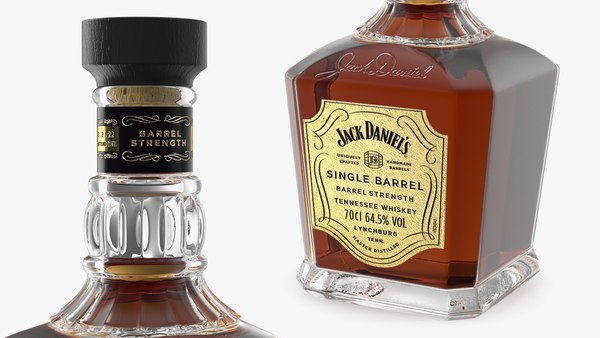 modelo 3d Whisky Jack Daniels Light de un solo barril - TurboSquid 1965673