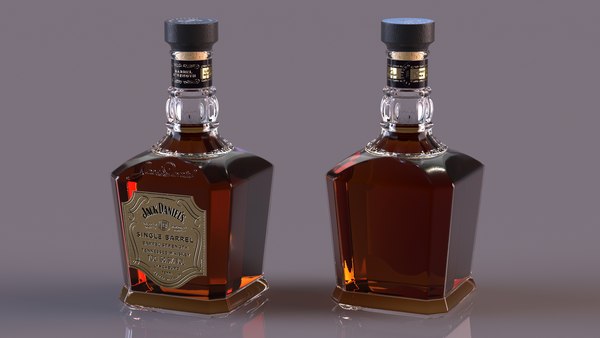 modelo 3d Whisky Jack Daniels Light de un solo barril - TurboSquid 1965673