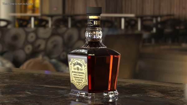 modelo 3d Whisky Jack Daniels Light de un solo barril - TurboSquid 1965673