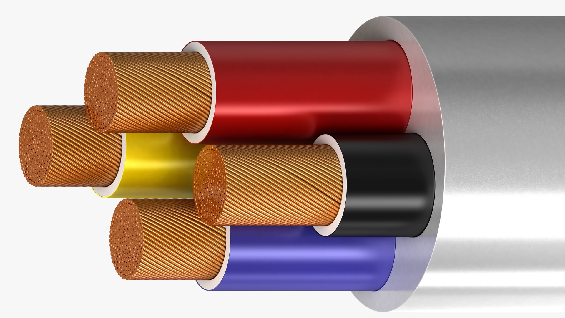 3d Max Electrical Cables Multi Core