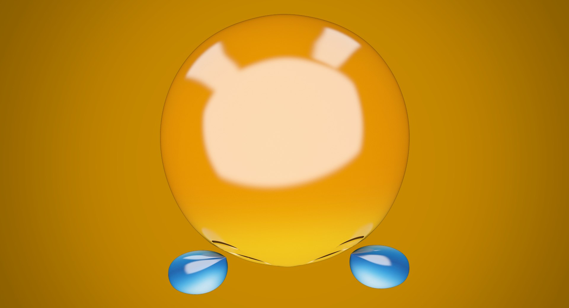 3D Emoji Face Tears Joy - TurboSquid 1404412