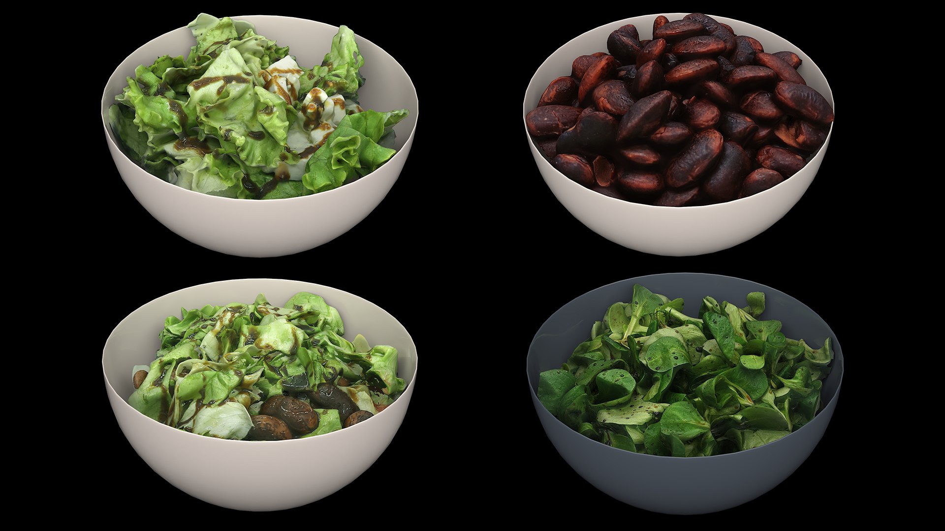 3D Salad Collection 10 Model - TurboSquid 2128506
