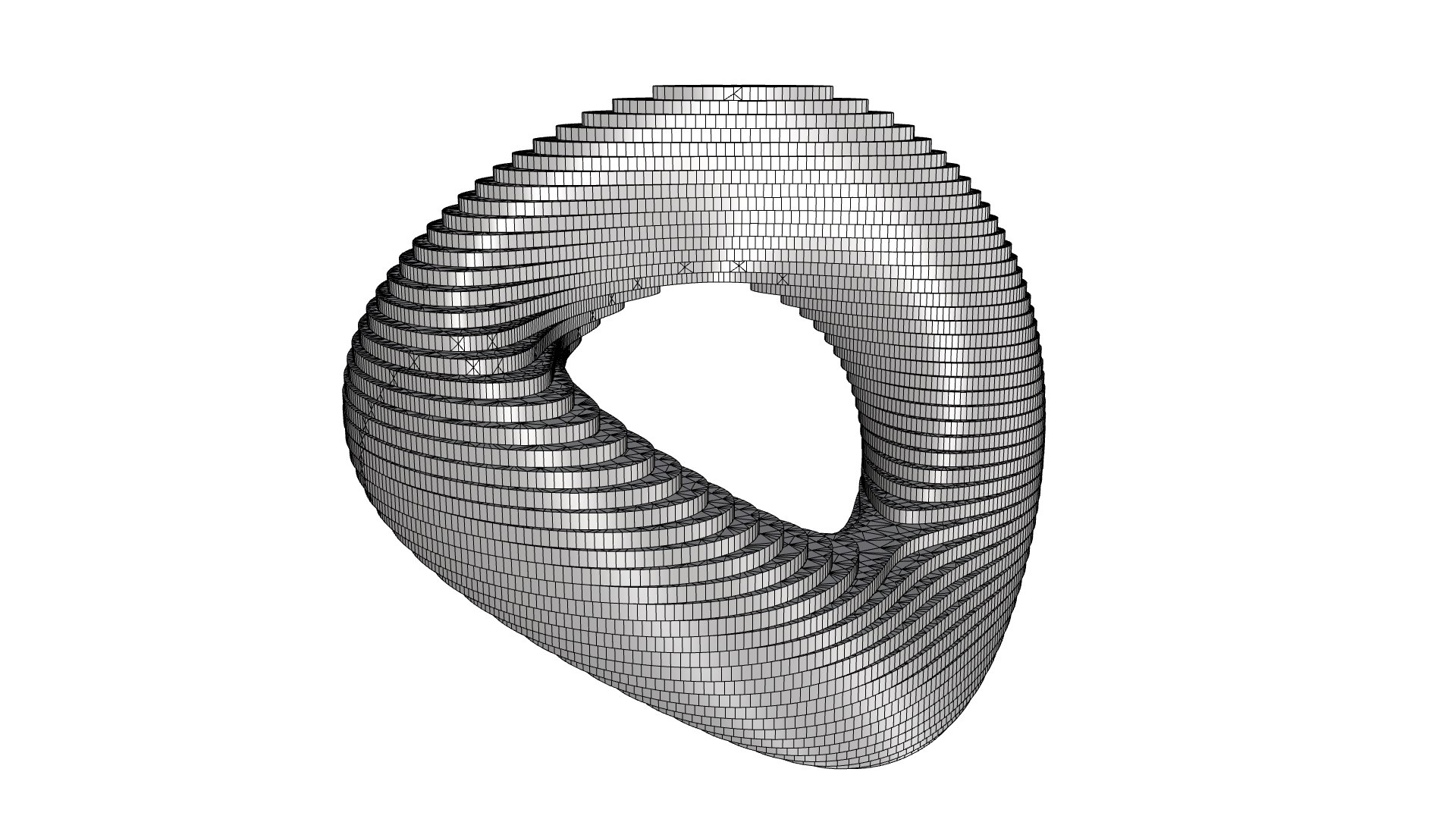 Sci-Fi Contour Form 01 3D Model - TurboSquid 2189139