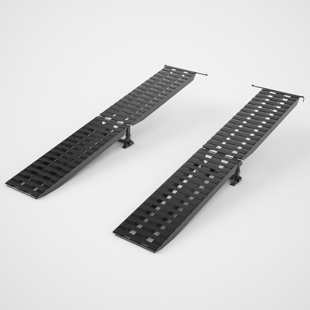 Portable Trailer Ramp 01 model - TurboSquid 1817759