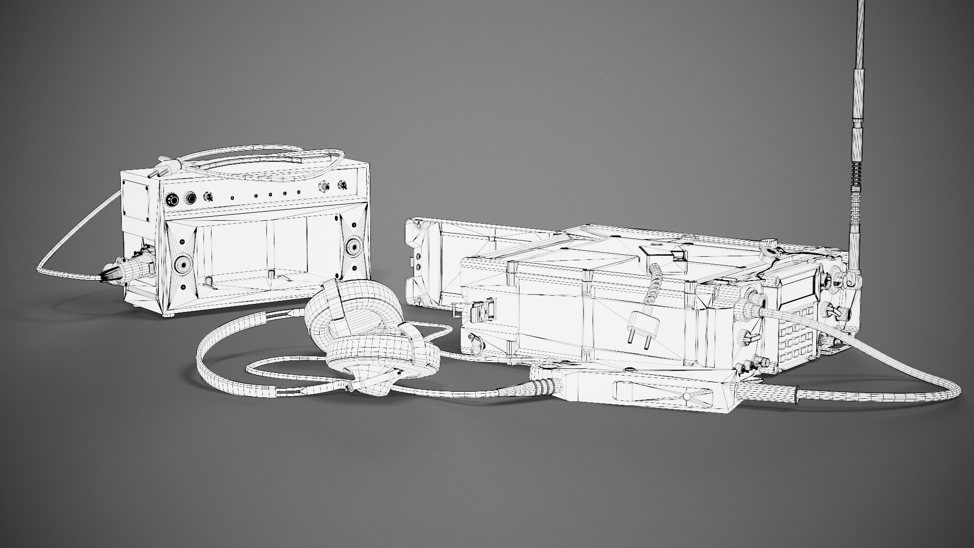 3D R-168 Radiostation GameReady LODs - TurboSquid 1931382