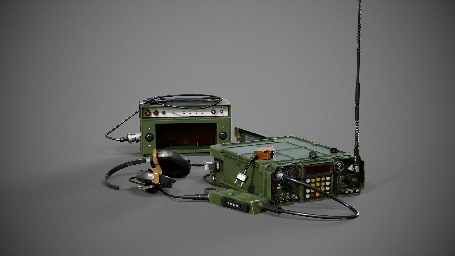 3D R-168 Radiostation GameReady LODs - TurboSquid 1931382