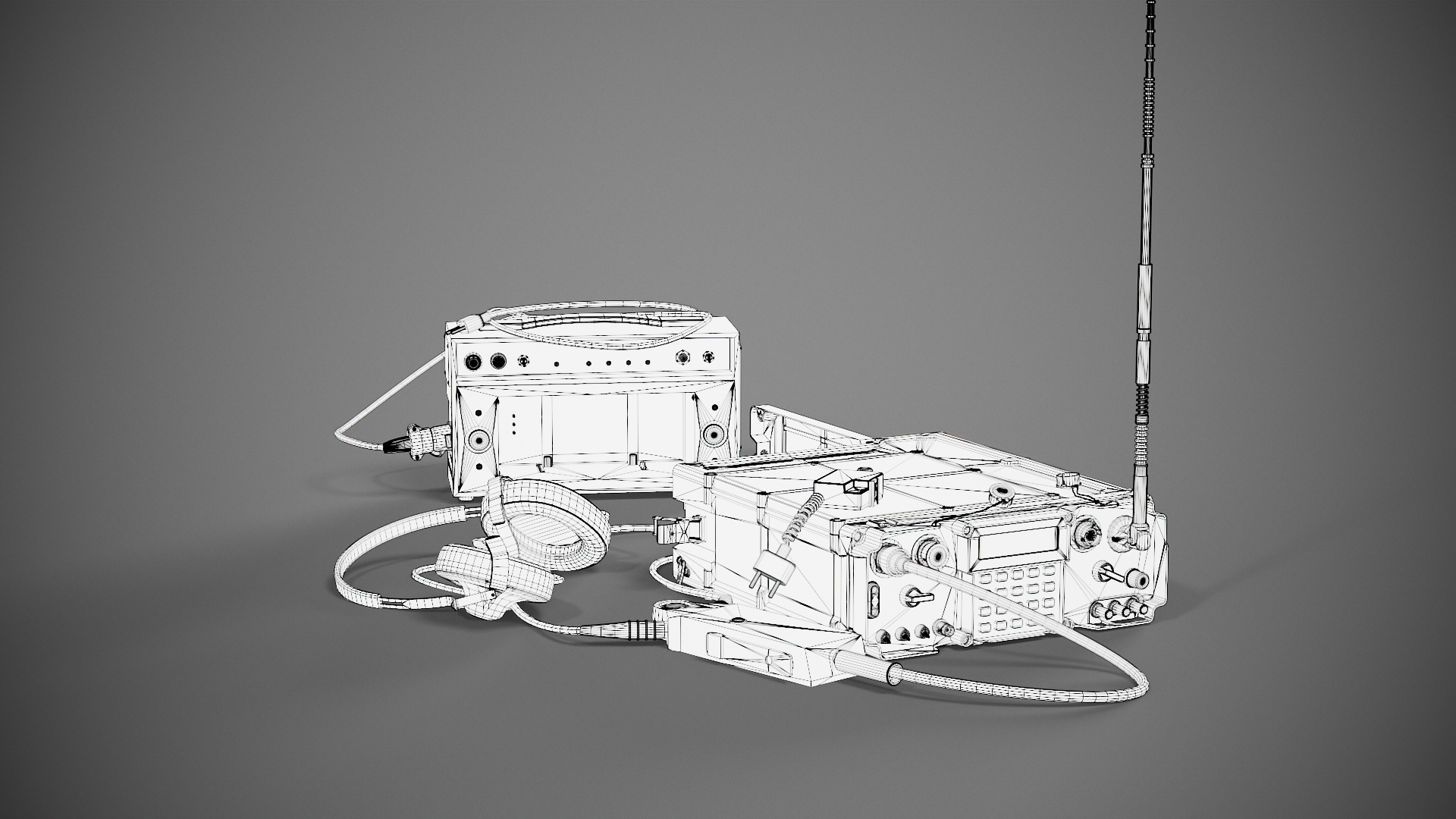 3D R-168 Radiostation GameReady LODs - TurboSquid 1931382