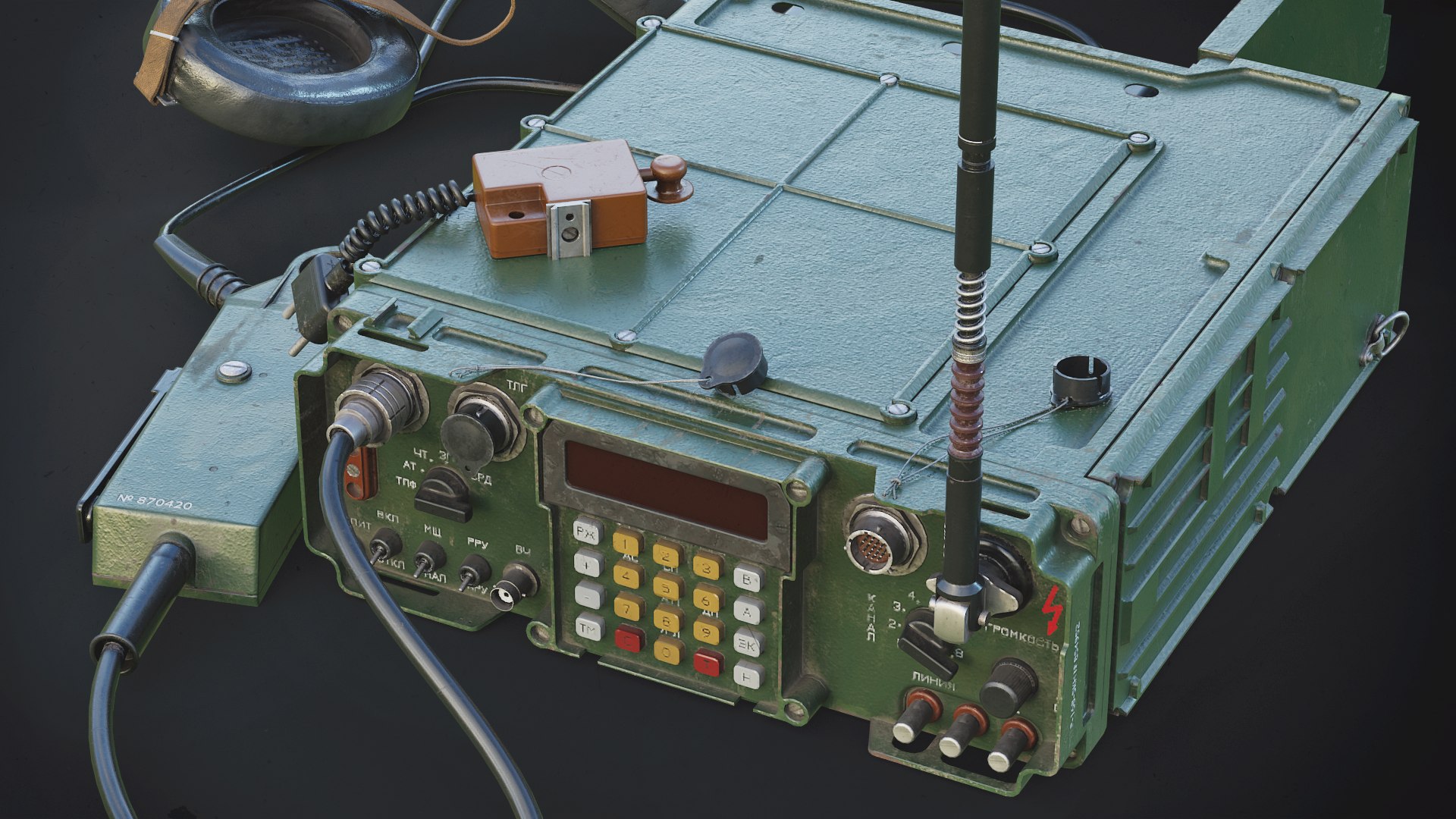 3D R-168 Radiostation GameReady LODs - TurboSquid 1931382