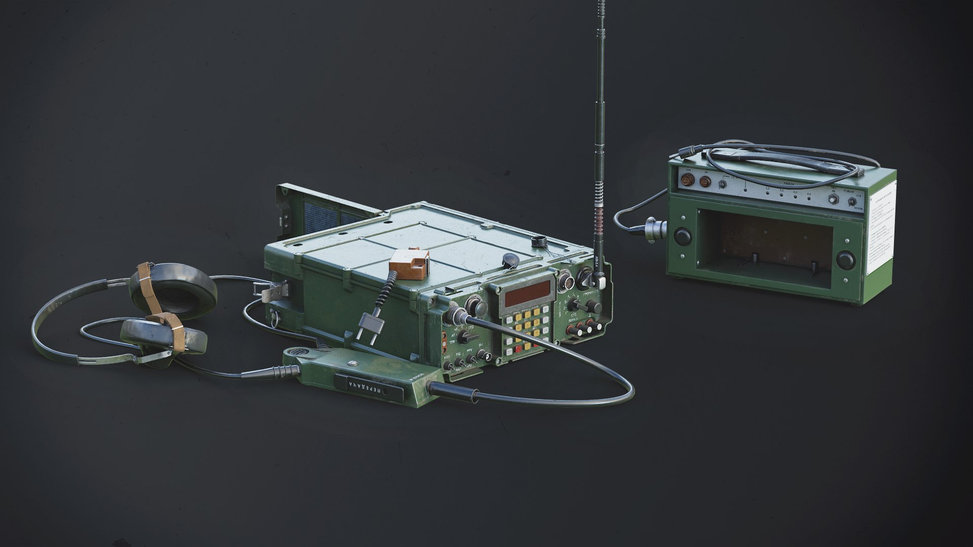 3D R-168 Radiostation GameReady LODs - TurboSquid 1931382