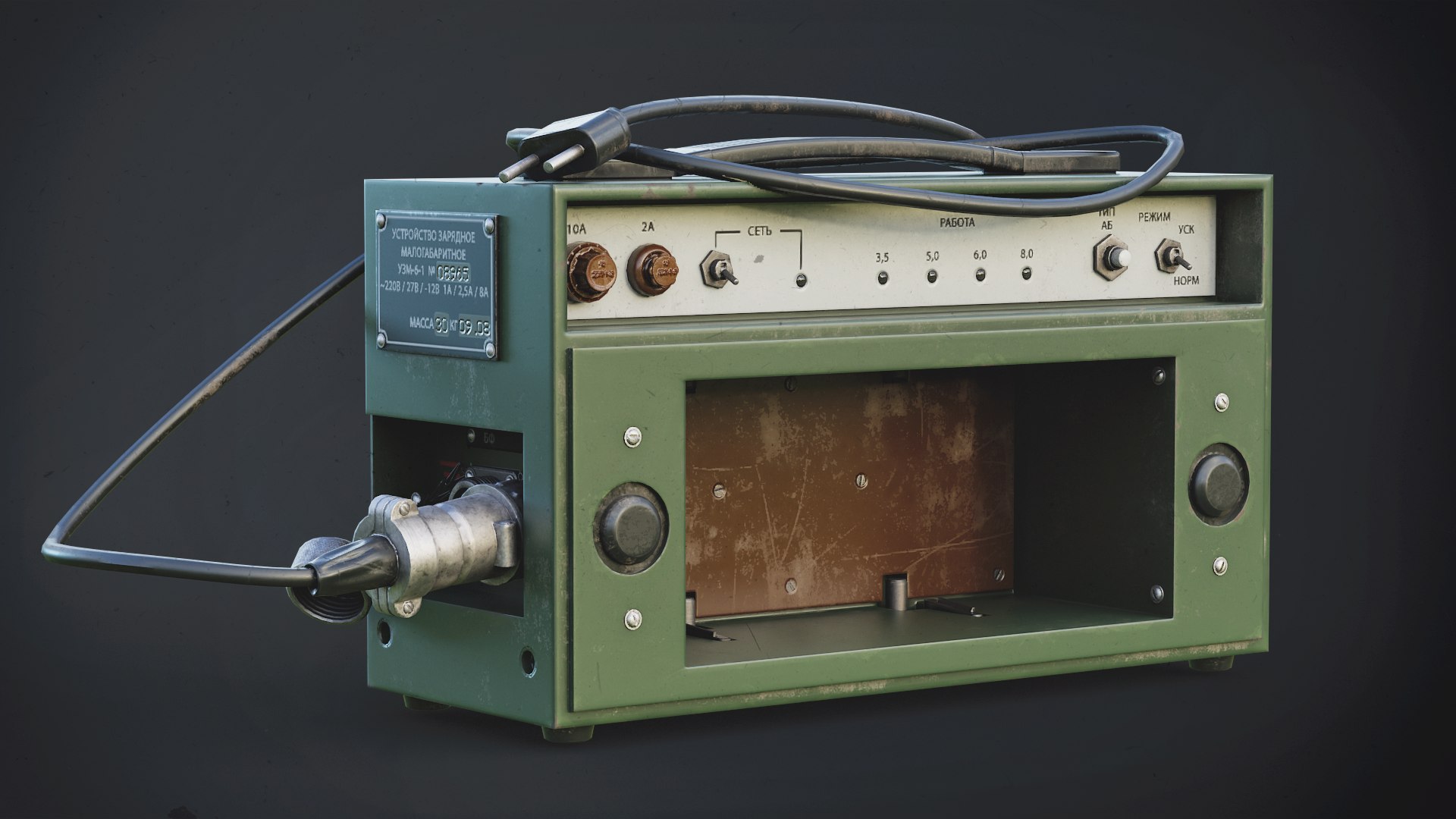 3D R-168 Radiostation GameReady LODs - TurboSquid 1931382