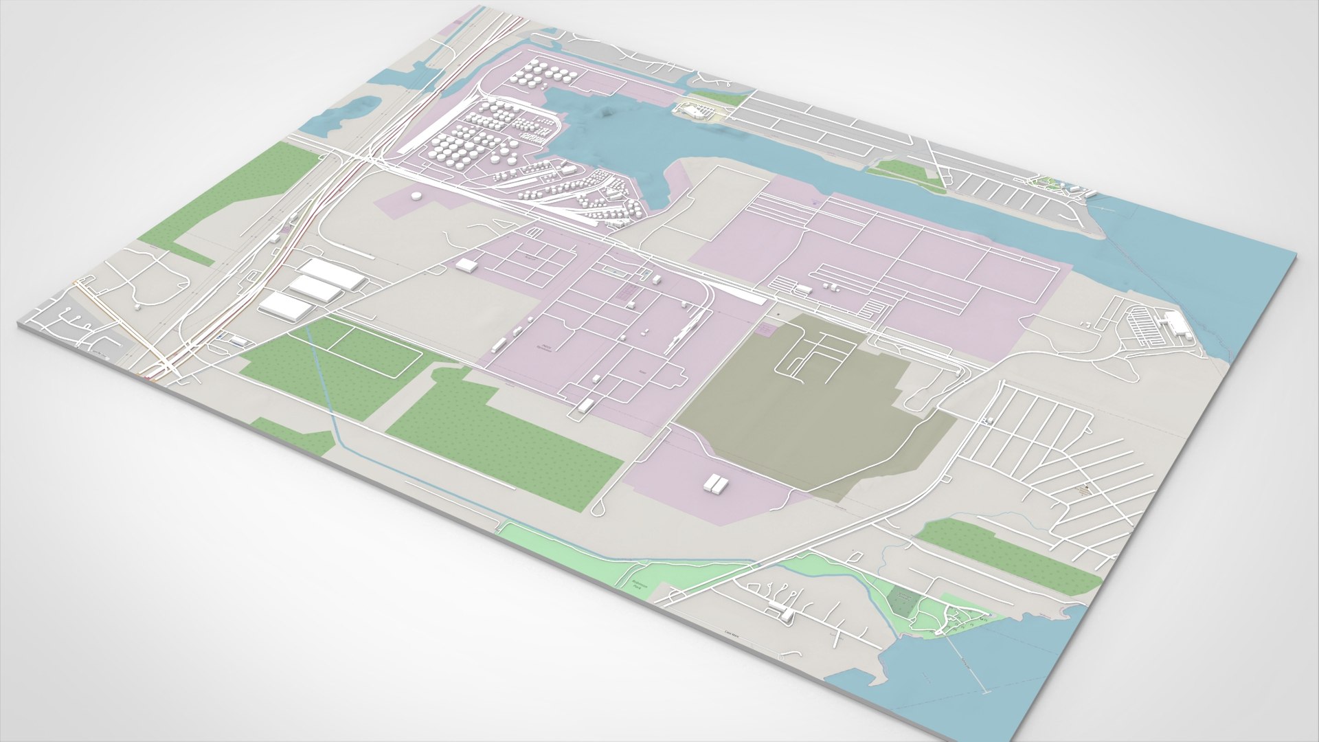 Free 3D The Barbours Cut Container Terminal Houston Texas USA Model ...
