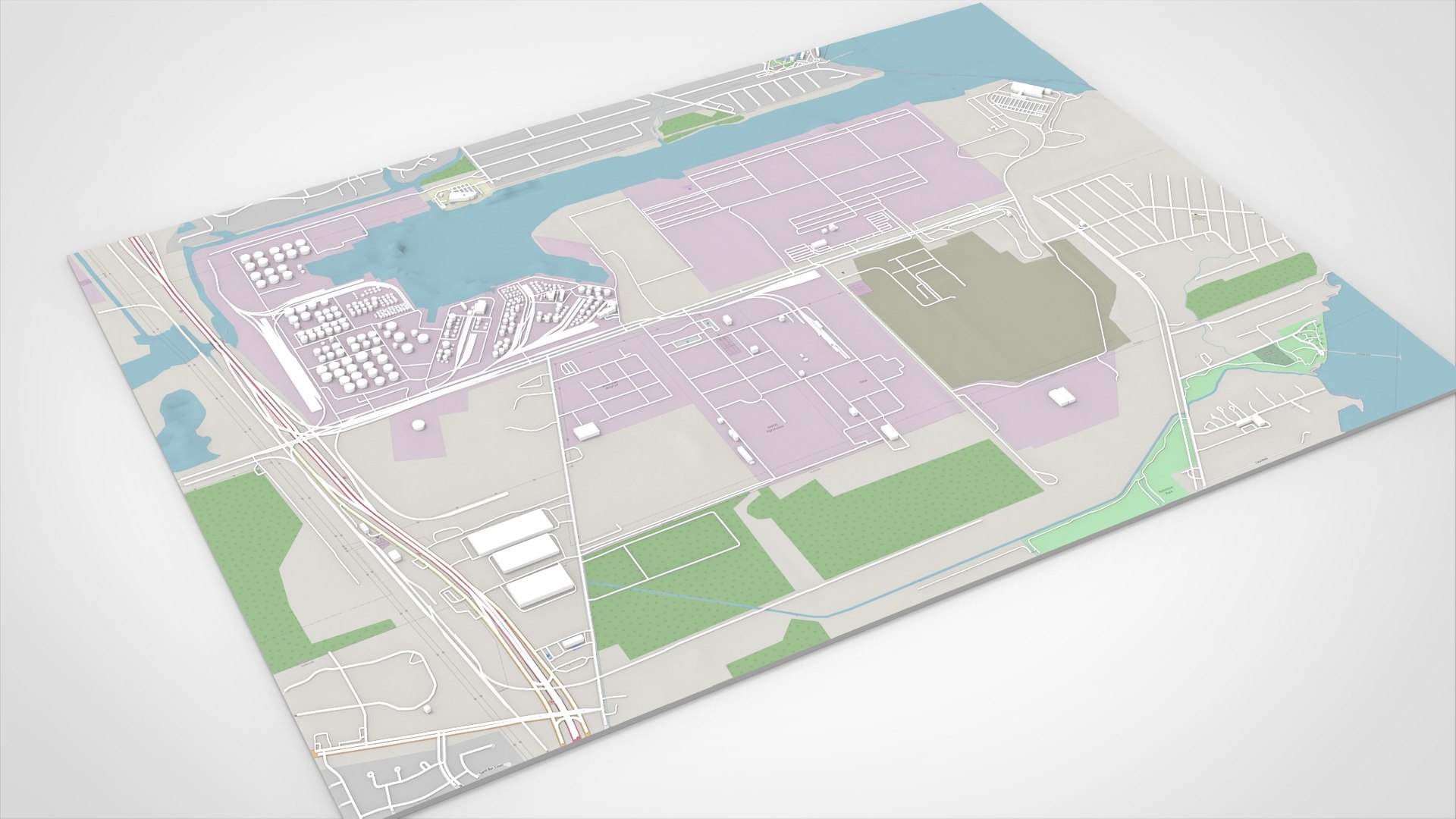 Free 3D The Barbours Cut Container Terminal Houston Texas USA Model ...