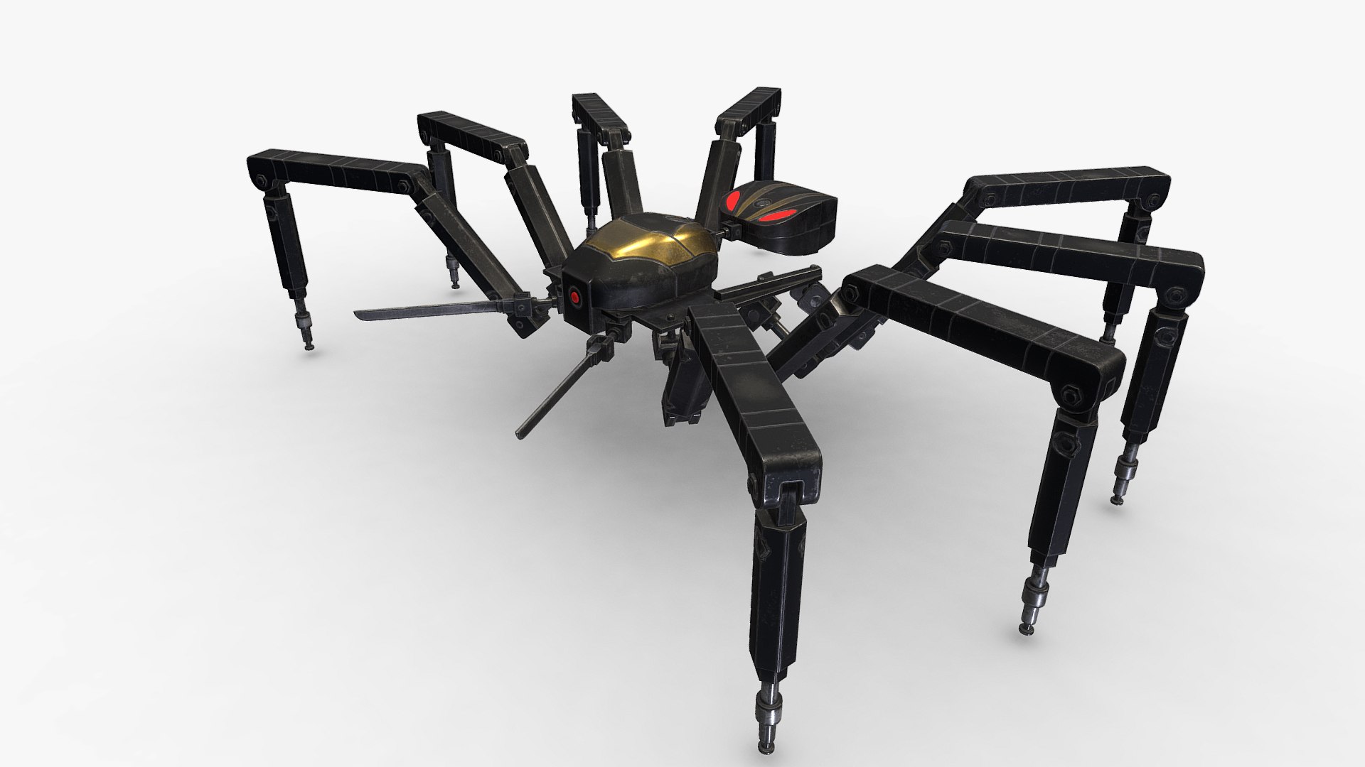 3D Spider Bot V2 Collections Model - TurboSquid 2154914