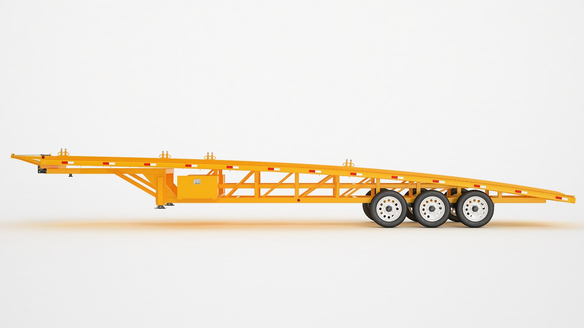 3D Wedge Trailer Car Hauler 02 - TurboSquid 2240571
