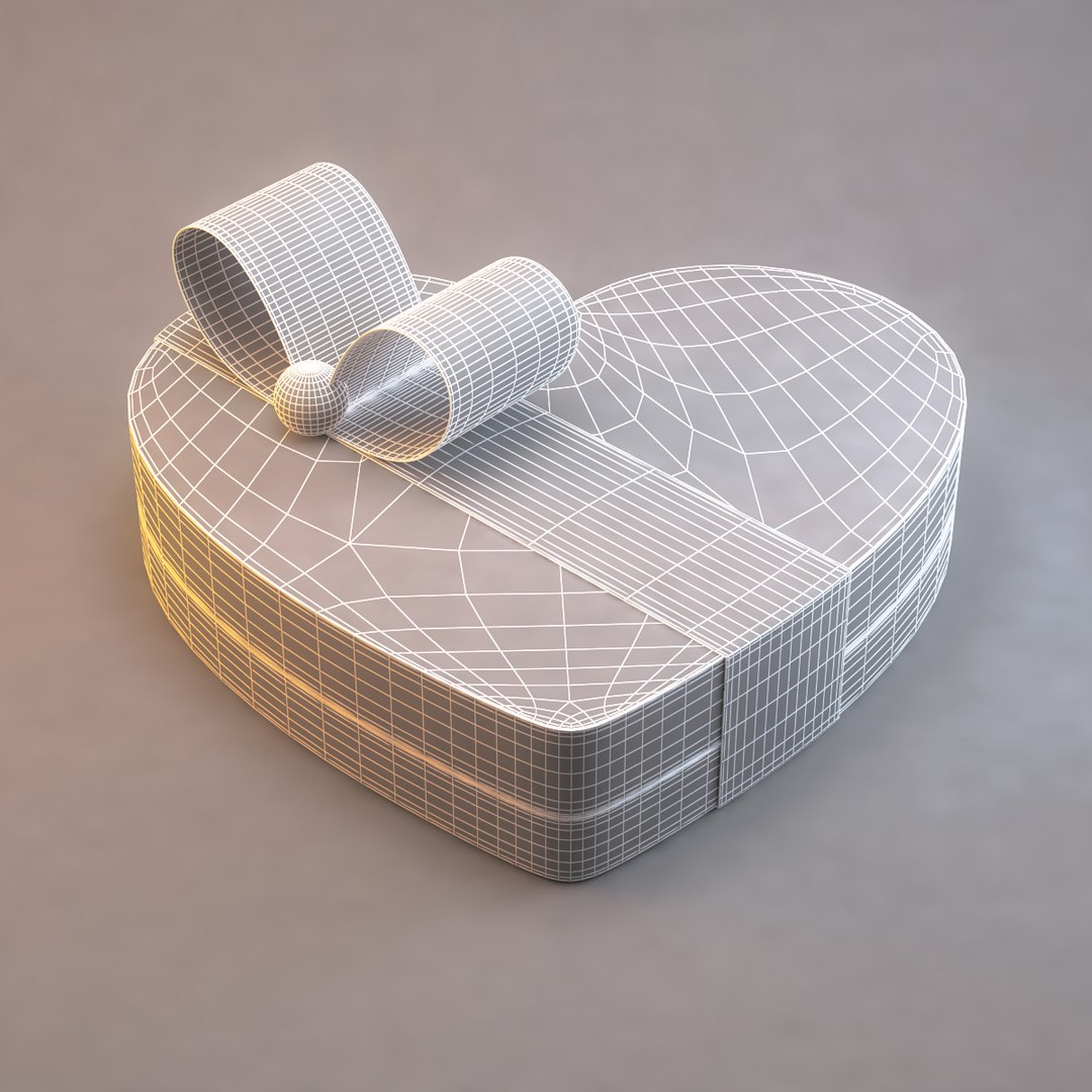 Heart Box 3d Model