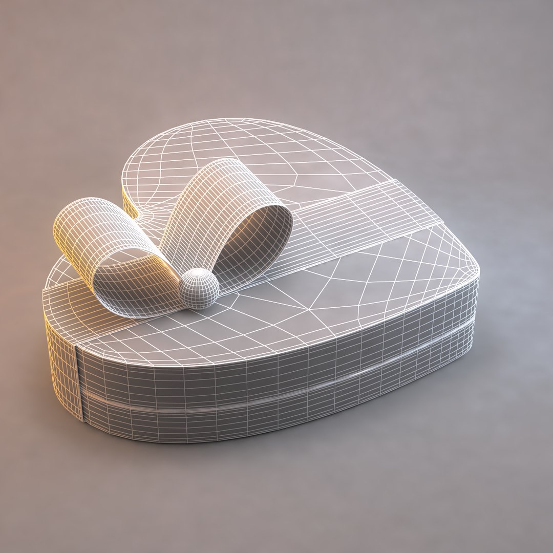 Heart Box 3d Model