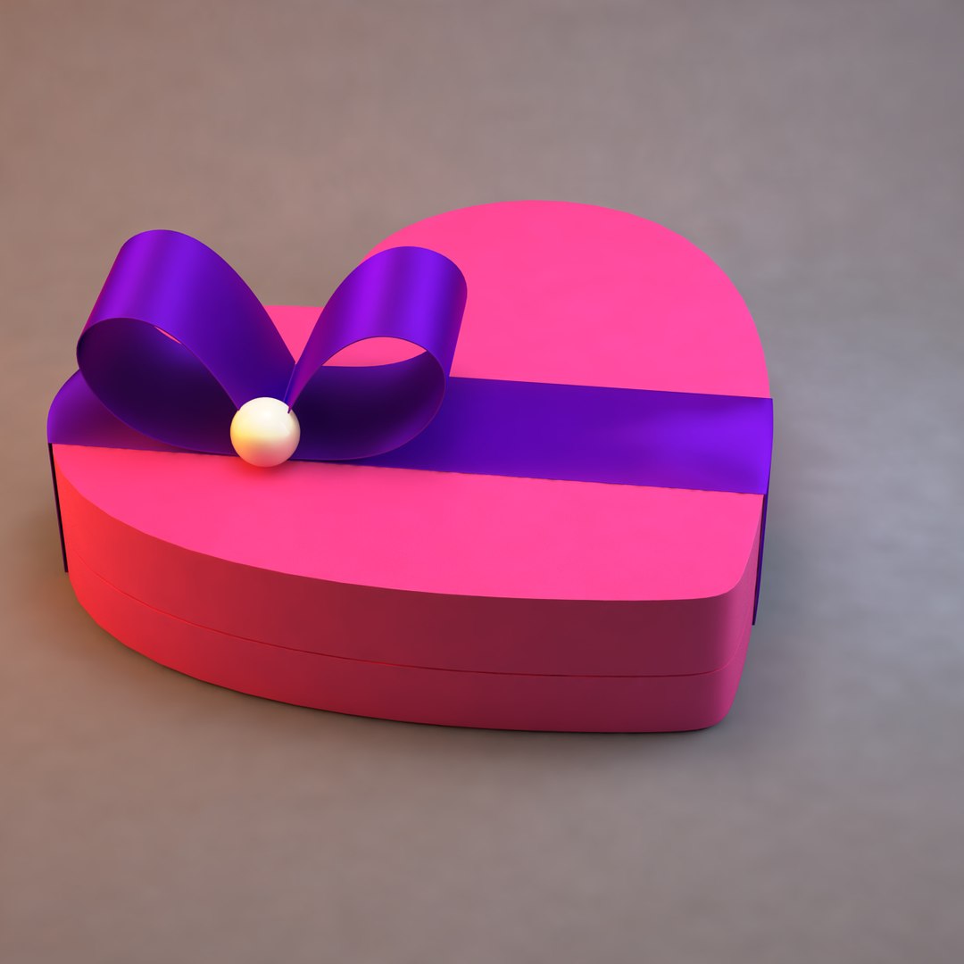 Heart Box 3d Model