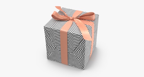 3d model birthday present 10