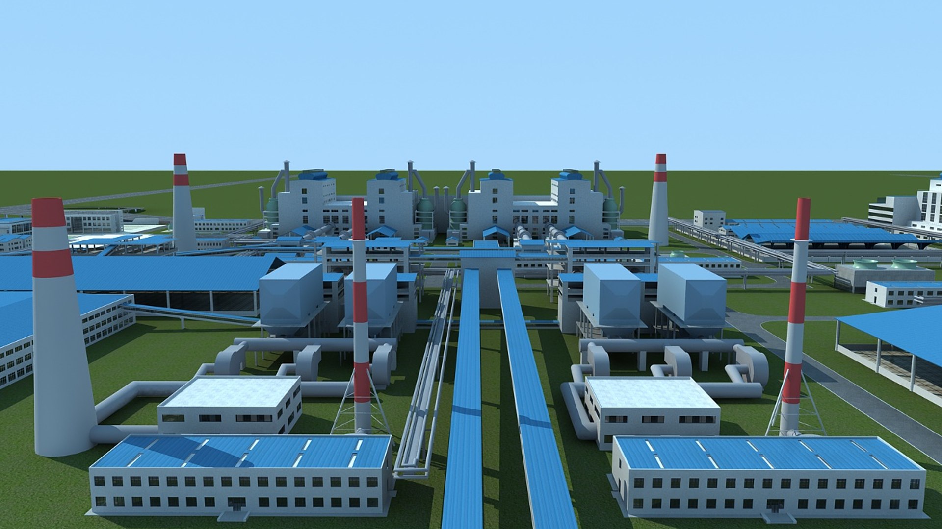 Factory 2 3D Model - TurboSquid 2072571