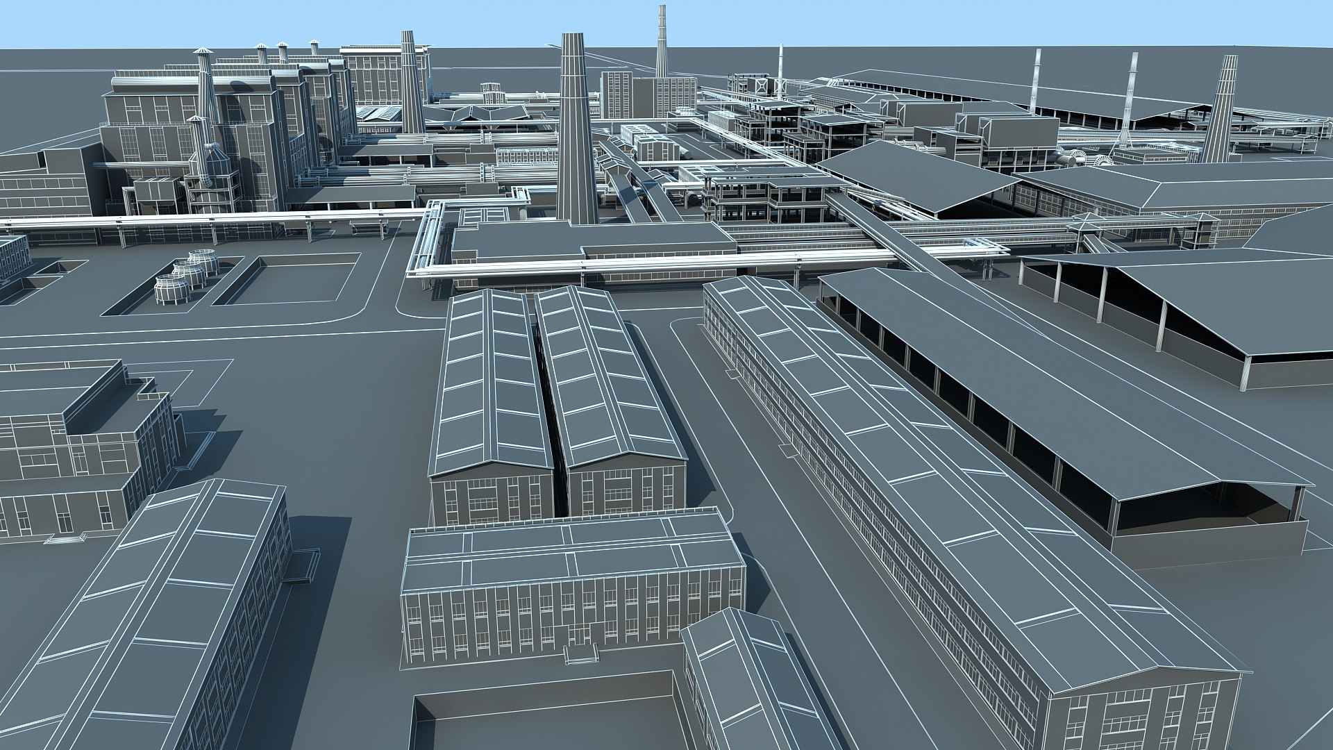 Factory 2 3D model - TurboSquid 2072571