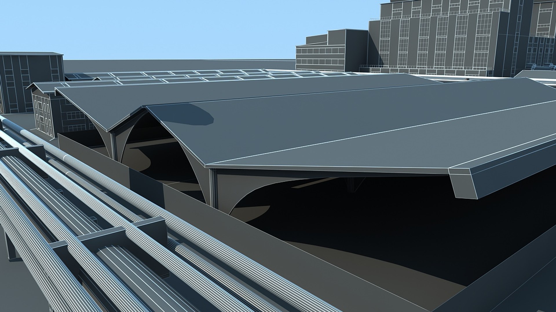 Factory 2 3D model - TurboSquid 2072571