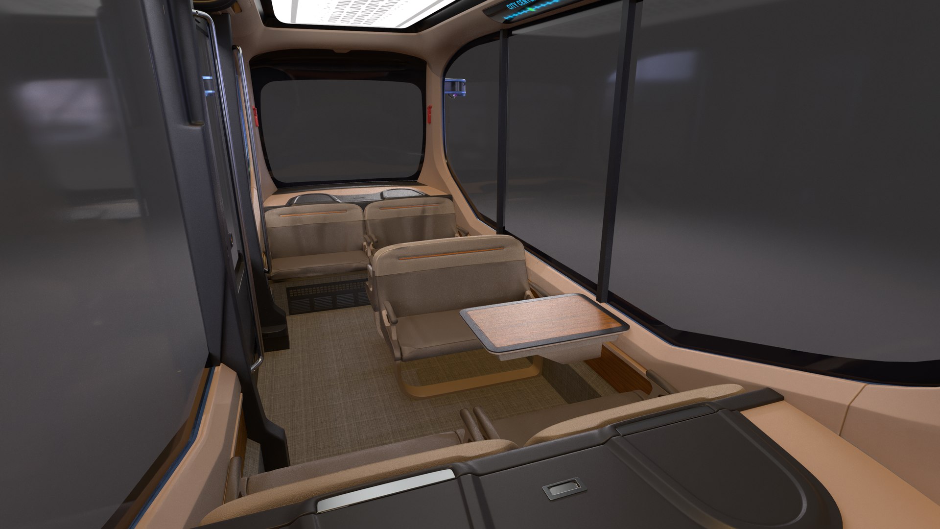 Bus Electric Self-Driving 3D Model - TurboSquid 2337430