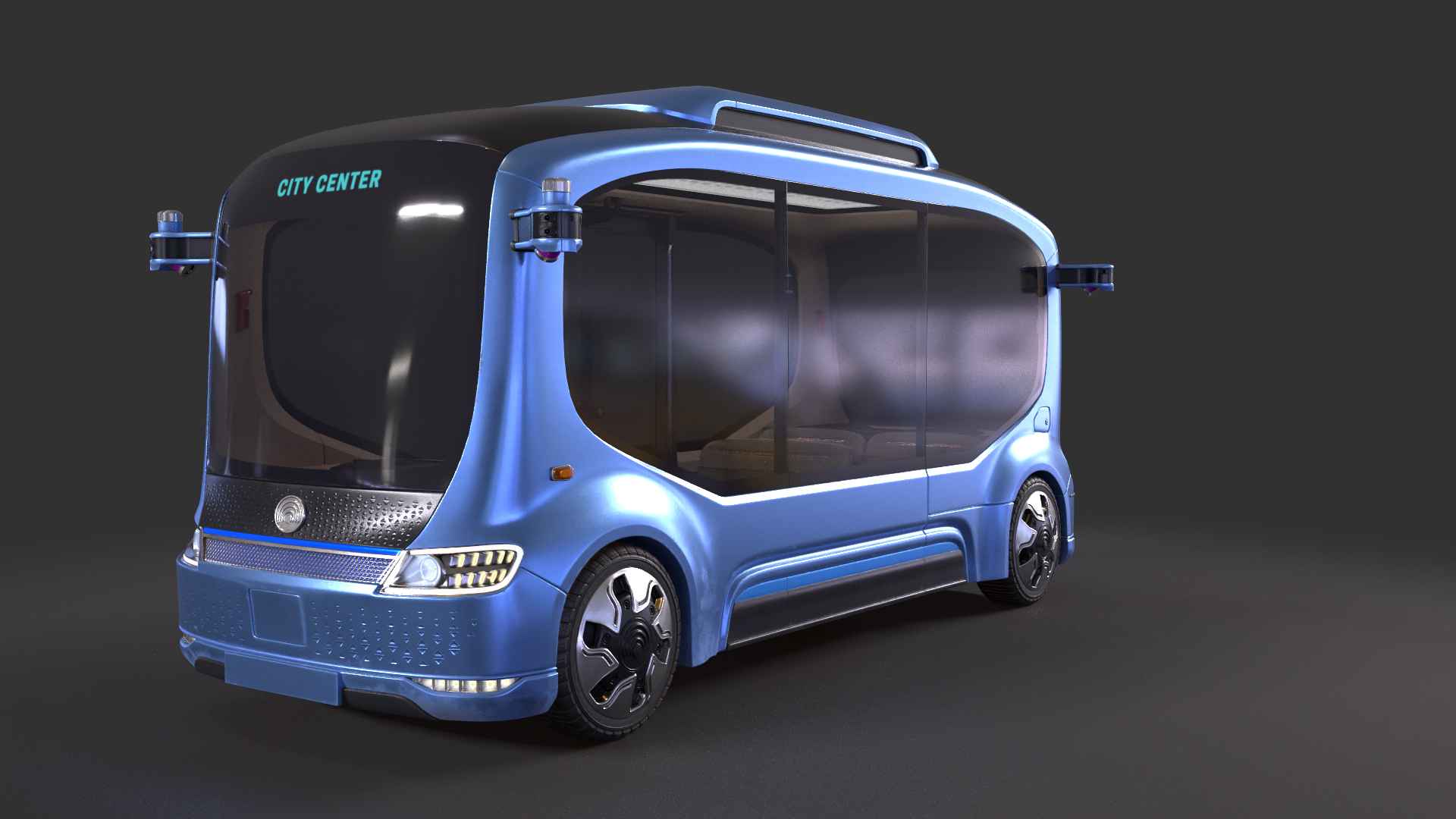 Bus Electric Self-Driving 3D Model - TurboSquid 2337430