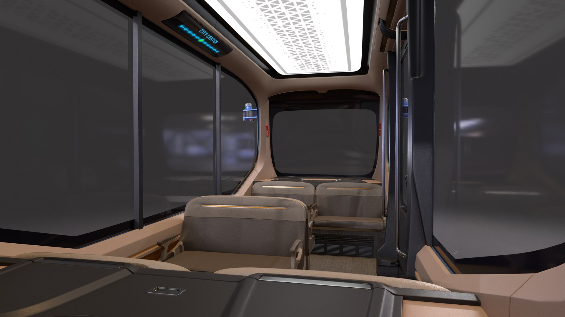 Bus Electric Self-Driving 3D Model - TurboSquid 2337430