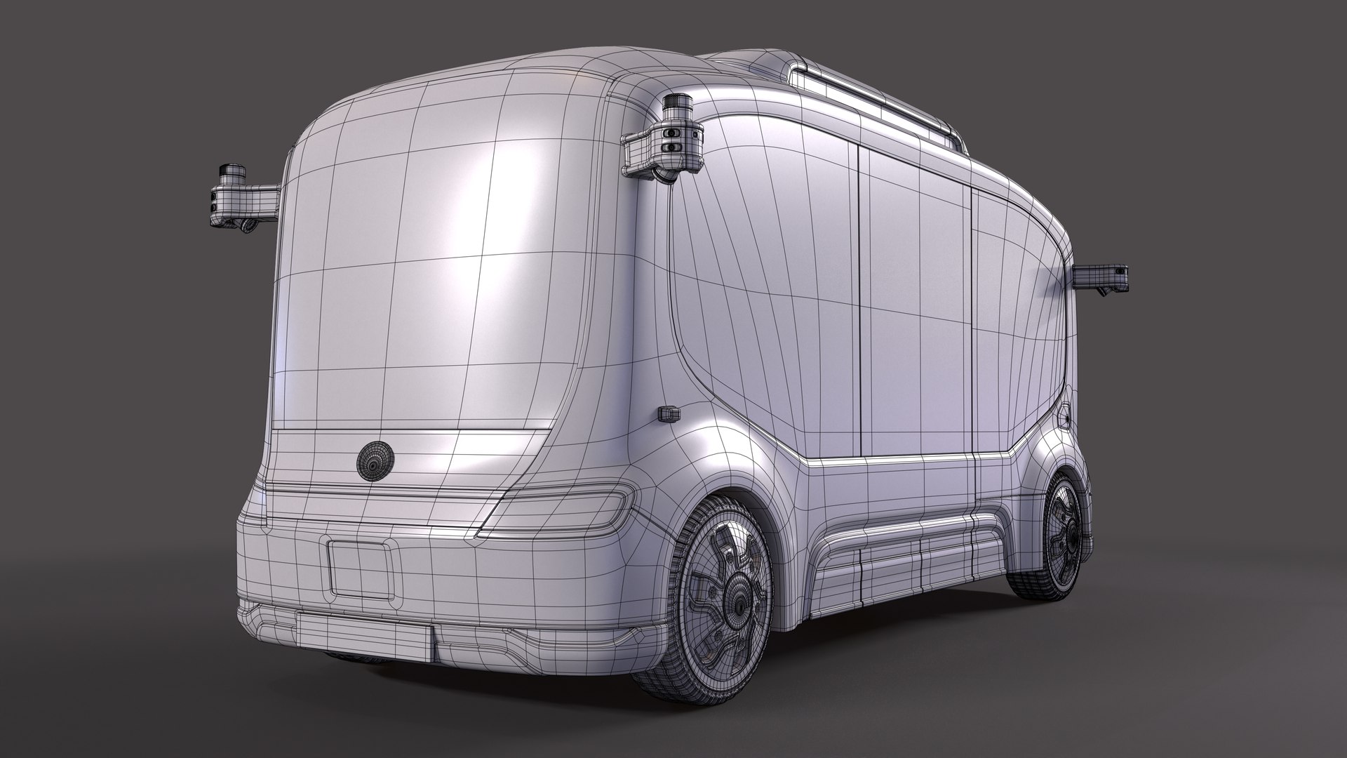 Bus Electric Self-Driving 3D Model - TurboSquid 2337430