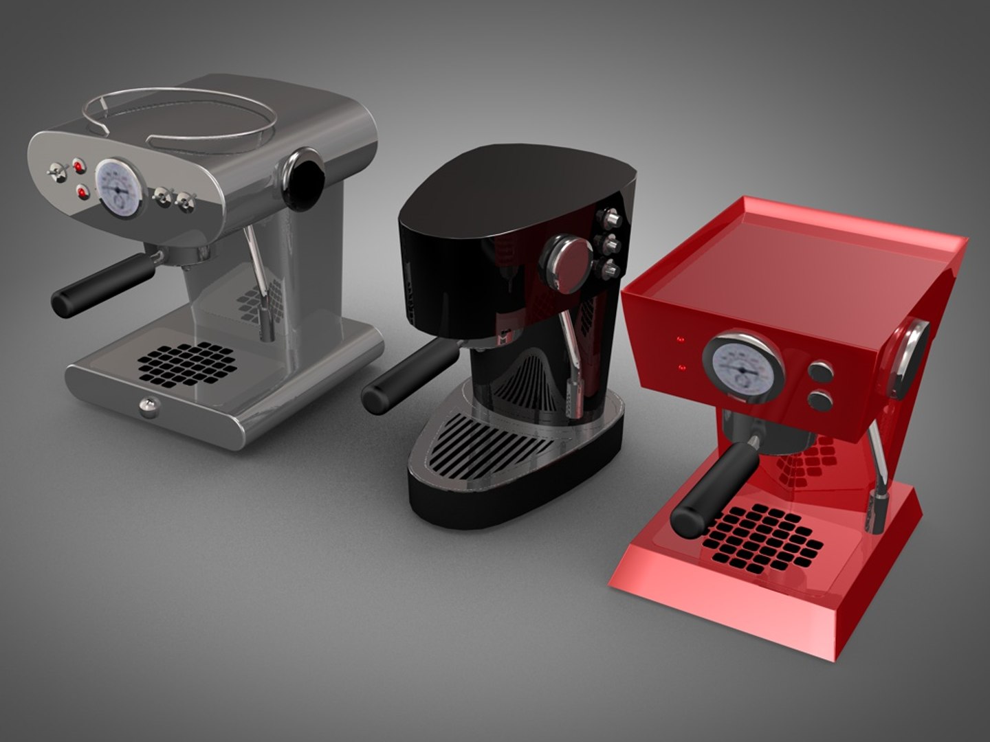 Francis Espresso Machines 3ds