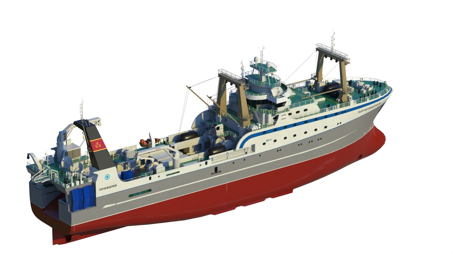 Fishing Trawler 3D Model - TurboSquid 2147579