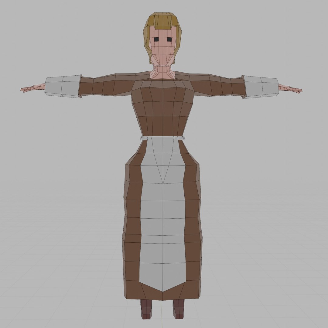 3D Low Poly Medieval Character Collection Pack - TurboSquid 2168582