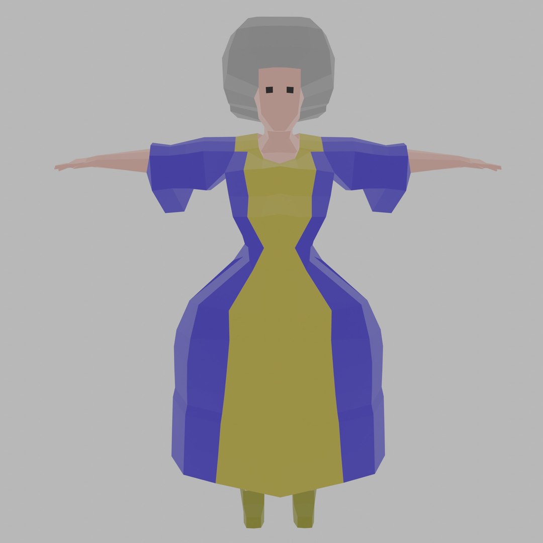 3D Low Poly Medieval Character Collection Pack - TurboSquid 2168582