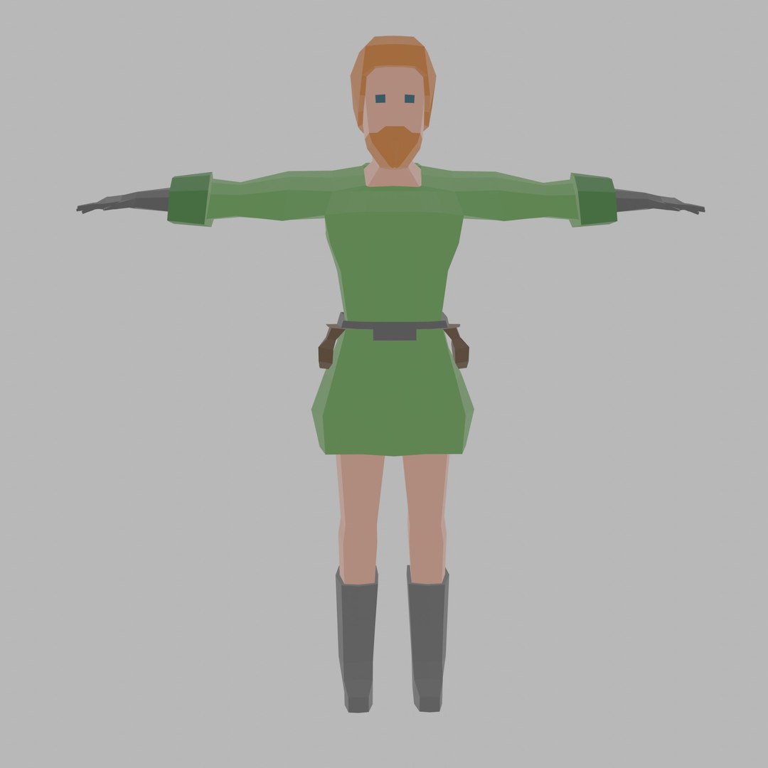 3D Low Poly Medieval Character Collection Pack - TurboSquid 2168582