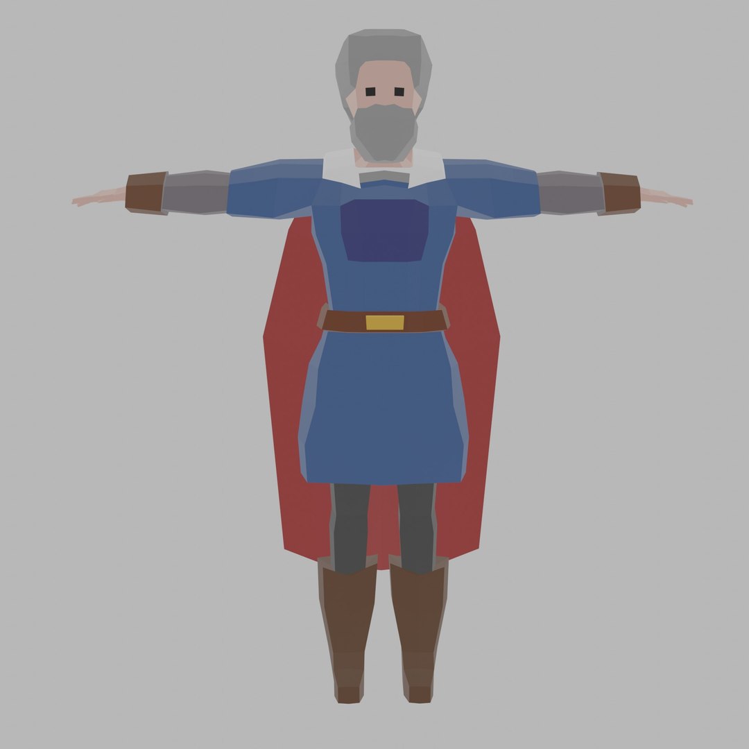 3D Low Poly Medieval Character Collection Pack - TurboSquid 2168582
