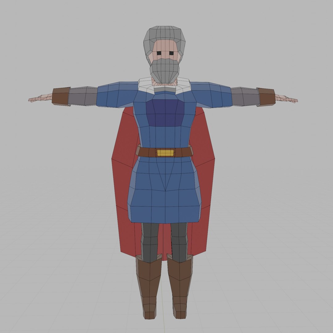 3D Low Poly Medieval Character Collection Pack - TurboSquid 2168582