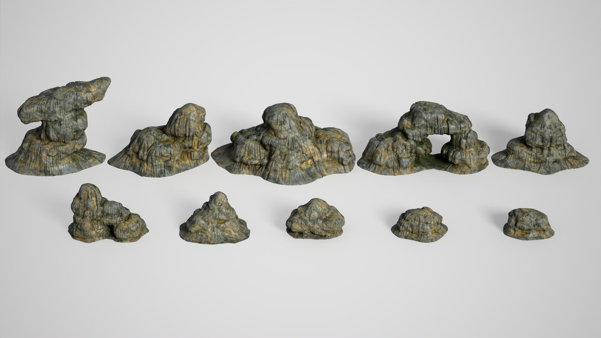 10 Modular Cave Bases - 250127 3D Model - TurboSquid 2346504