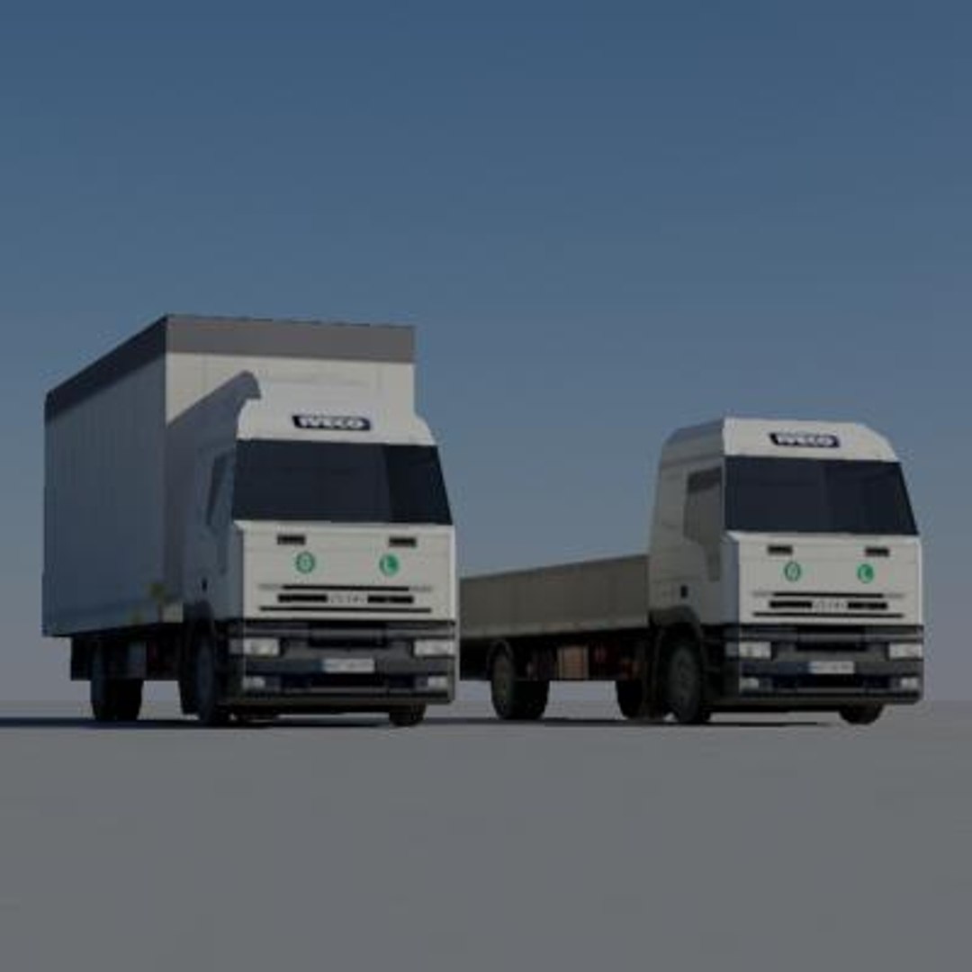 3d Model Trucks Lorry Vehicle