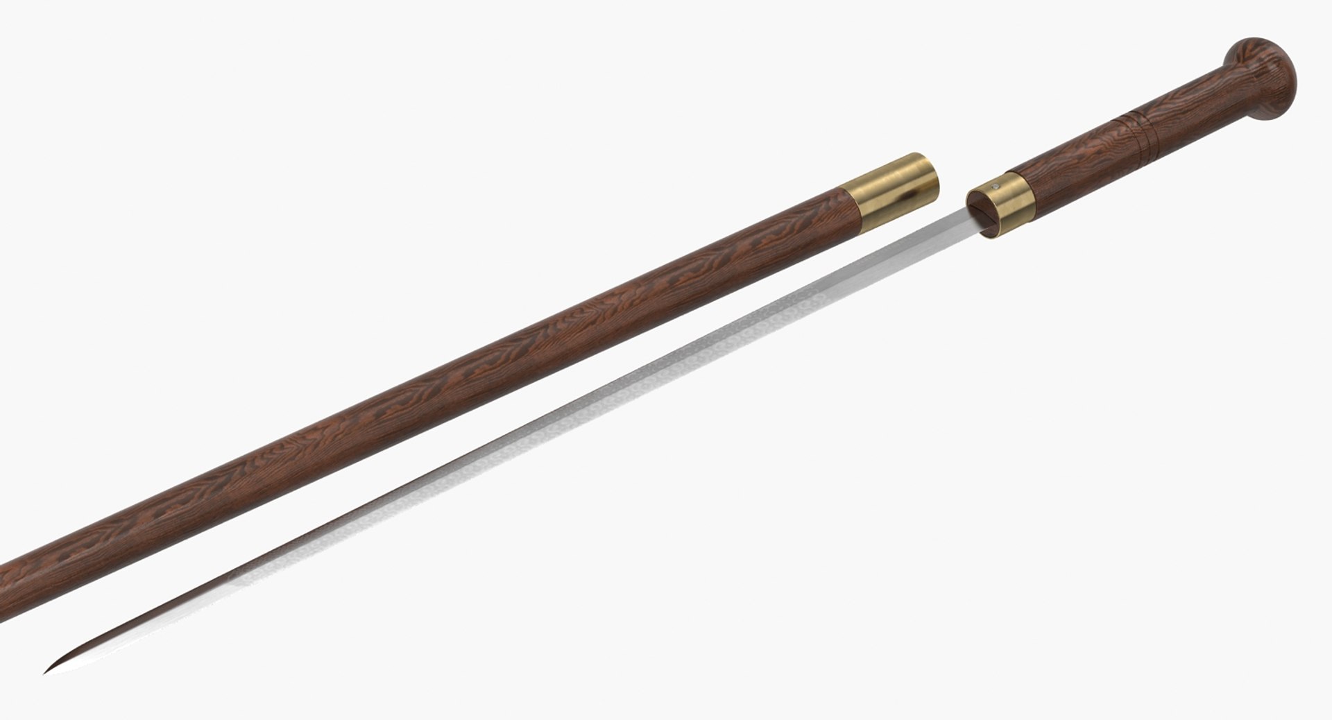 3D Swordstick Sword Stick - TurboSquid 1255705