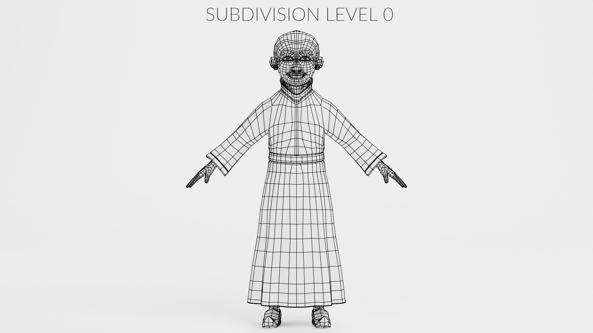 3D Cartoon Warrior - TurboSquid 2335054