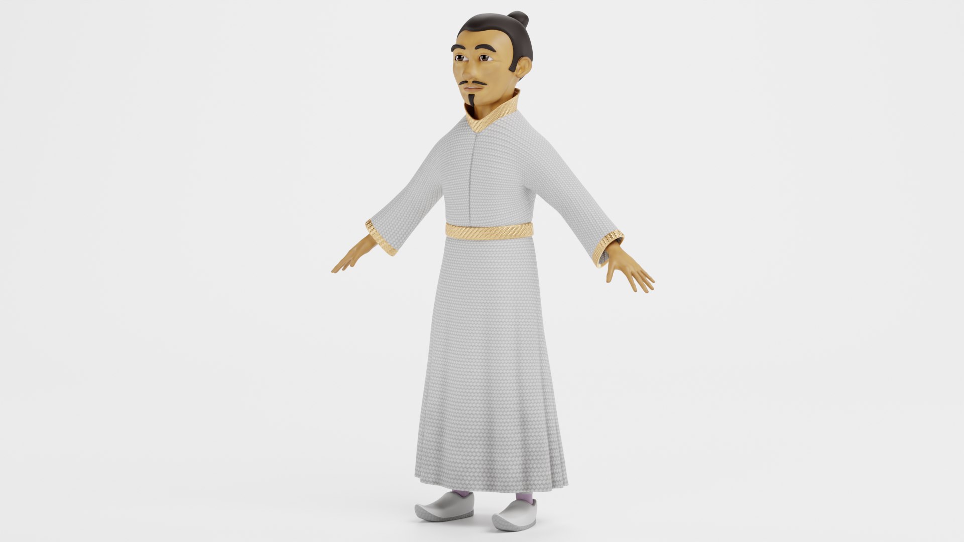 3D Cartoon Warrior - TurboSquid 2335054